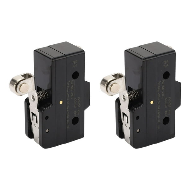Roller Lever Limit Switch,2 Pcs Micro Limit Roller Lever Micro Switch ...