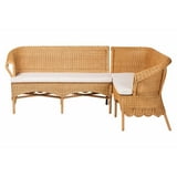 bali & pari Tamara Boho Dining Nook Bench Set, 2-Piece, Light Honey ...