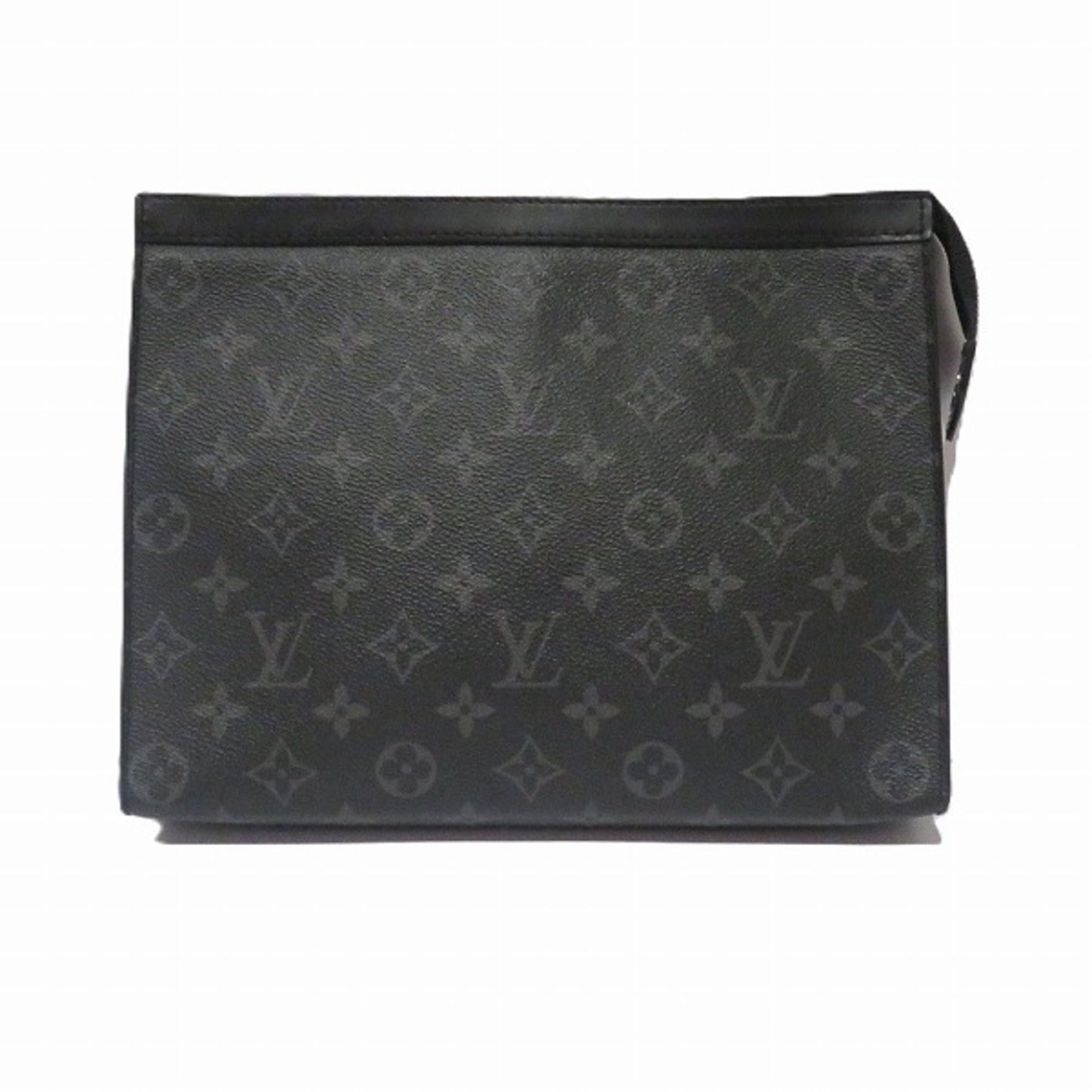 Pre-Owned Louis Vuitton Monogram Eclipse Pochette Voyage MM M61692 Bag ...