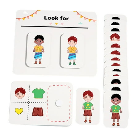 Montessori Matching Toy, Self Correcting Puzzles, Preschool Logical ...