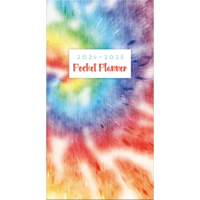 Trends International 2024-2025 Tie-Dye Eco-Friendly Pocket Planner ...