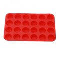 24 Holes Mini Muffin Cake Mold Silicone Non Stick Cupcake Pancake DIY ...