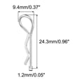 Uxcell 20pcs 30-Degree Angle Body Clips Bent Springy Pins for All 1/8 1 ...