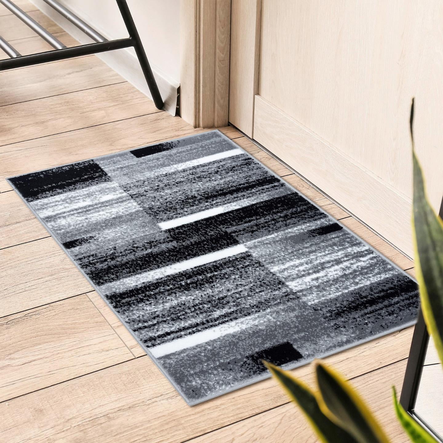 Luxe Weavers Art Deco Abstract Geometric Gray 2x3 Area Rug for Living ...