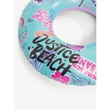 Justice 39" Inflatable Tube Pool Float, Aloha Teal Color, Ages 6 ...