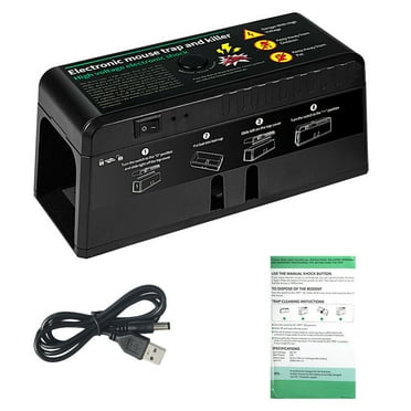 Rodent Terminator - Electric Mouse and Rat Trap Kills All Sized Rats ...
