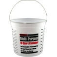 Leaktite Clear Plastic Pail, 10 Qt, Measuring Increments, Polysteel ...
