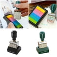 Handle Rubber Stamper Line Dater Adjustable Rubber Date Stampers for ...
