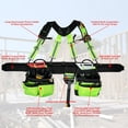 Reflective Safety Tool Belt with Suspenders Hi Vis Bag Construction ...