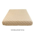 Fleece Mattress Cover, Fitted Sheet Protector, Checkerboard Pattern ...