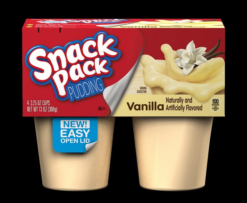 (Price/Case)Snack Pak Vanilla Pudding 4 Ounces Per Cup - 4 Per Pack ...