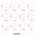 Zhuoting On Nails Coffin Clear Acrylic Nail Tips Coffin Shape False