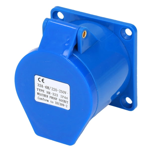 Industrial Outlet Socket,3 Pin Concealed Industrial Pin CEE Socket ...