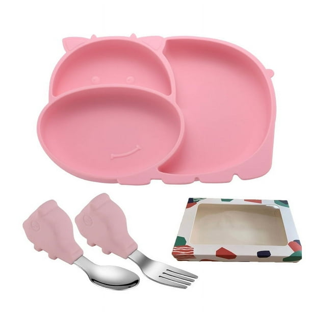 Baby Dielectric Dinner Plate Children's Eating Suction Type Silicone ...