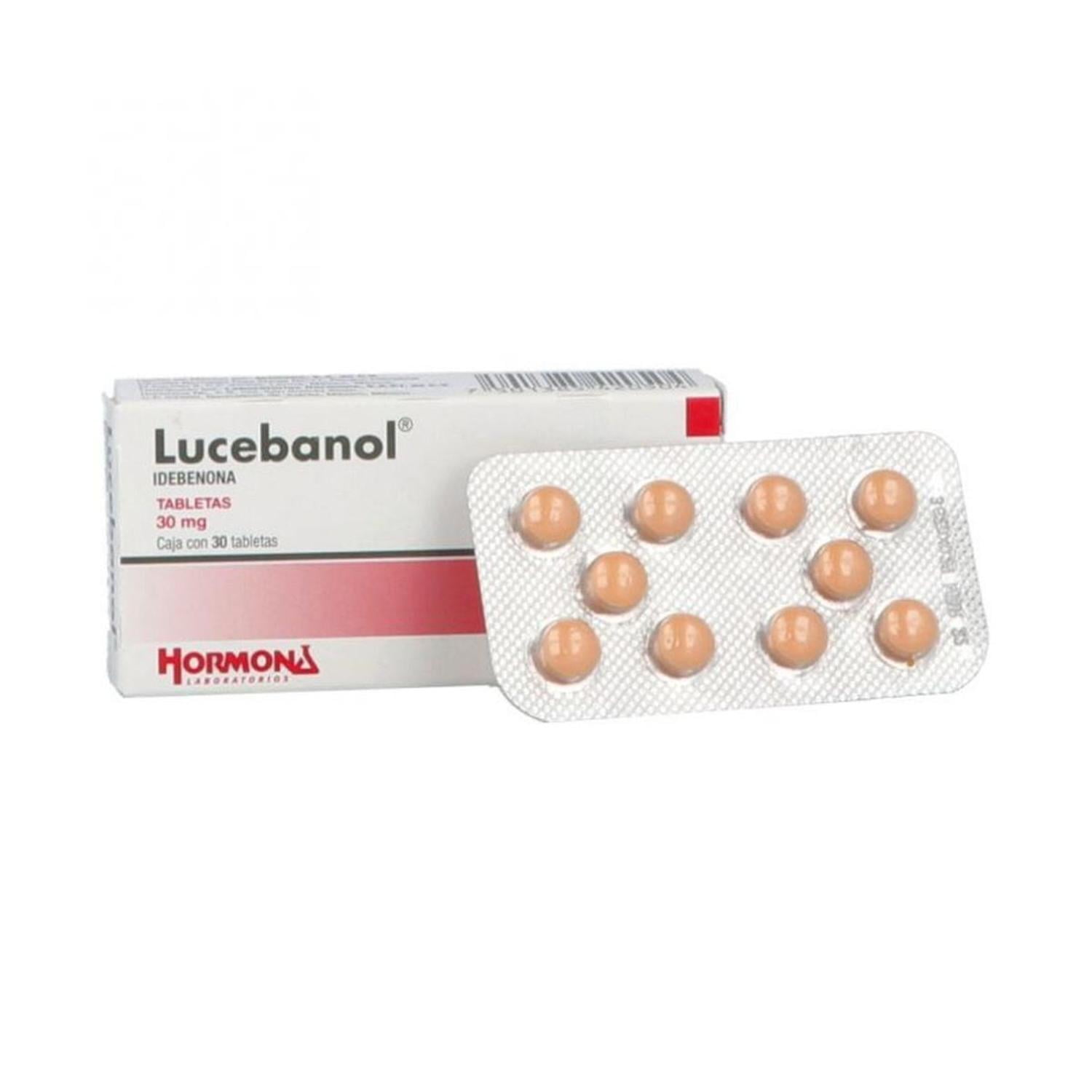 Lucebanol tabletas 30 pzas de 30 mg c/u | Walmart en línea