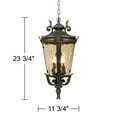John Timberland Casa Marseille Rustic Vintage Flush Mount Outdoor ...