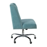 Linon Draper Office Chair, Multiple Colors and Base Options - Walmart.com