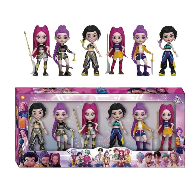 Anime Pop Singers Doll Set Anime Pop Singers Action Figures, Korean ...