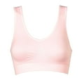 Genie Women's Seamless Wireless Sports Bras, Nylon Multipack, XS Size ...