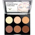 Kokie Professional 6-Shade Cream Contour Palette, Easy to Blend for ...