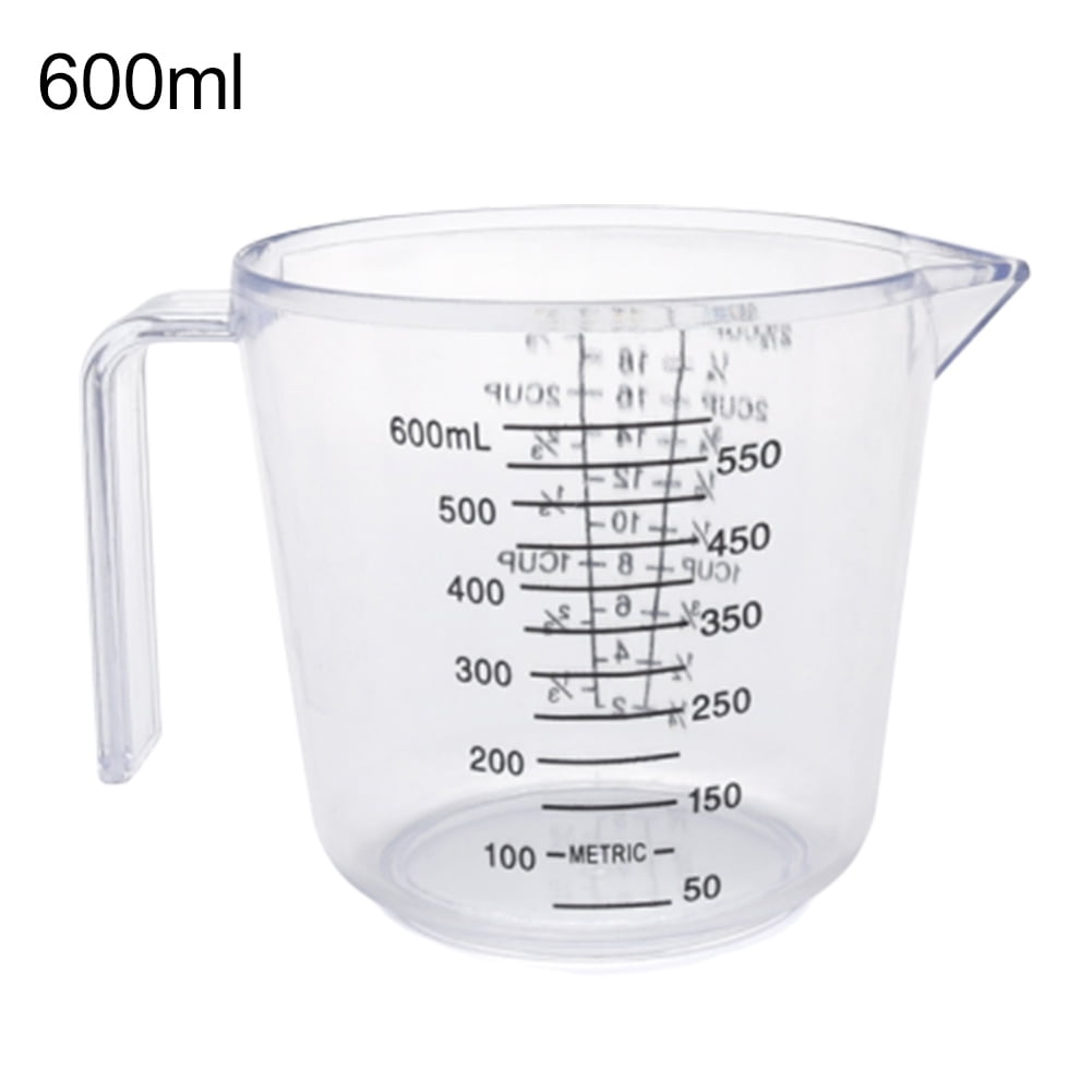 Yoone 150/300/600ml Handle Water Milk Egg Scale Measuring Cup Mug ...