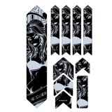 Reflective Bike Frame Stickers Mountain Bike Scratch Resistant Frame ...