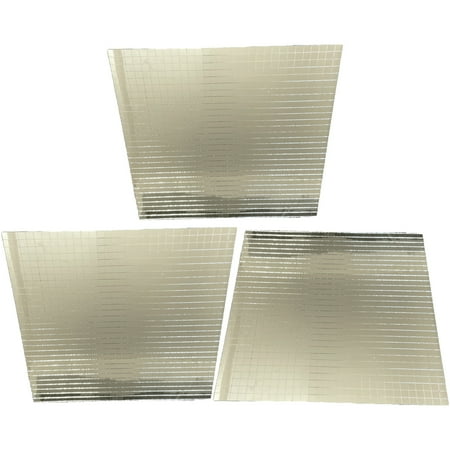 mmirethe 3 Sheets Mirror Tiles Scene Craft Decoration Mosaic Crafts ...