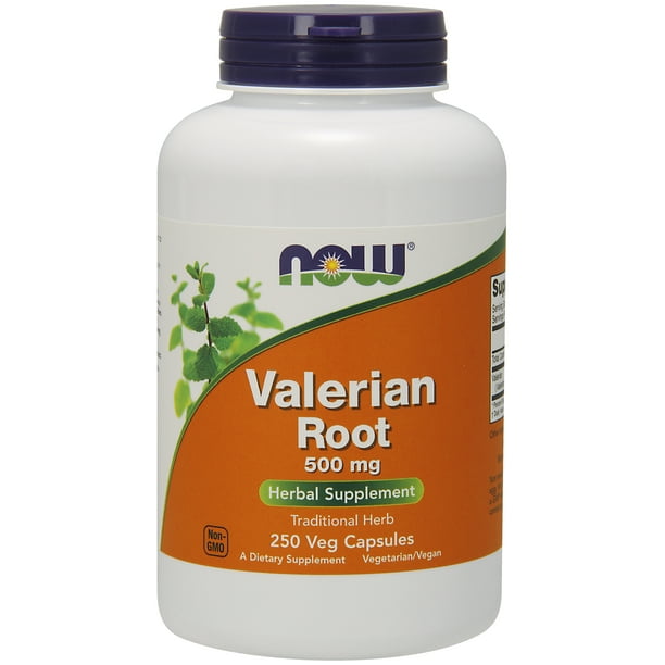 NOW Supplements, Valerian Root (Valeriana officinalis) 500 mg, Herbal ...