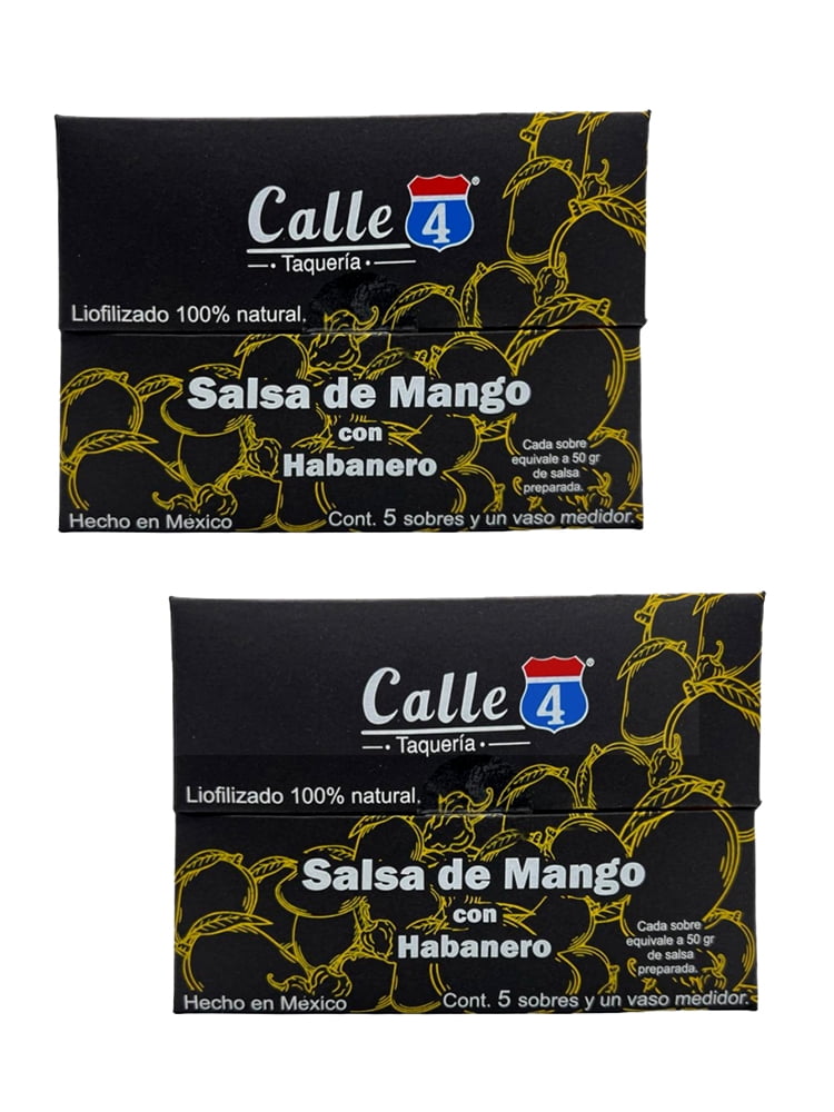 Salsa de Mango con Habanero Liofilizado Natural Calle Cuatro 250 gr 2 ...