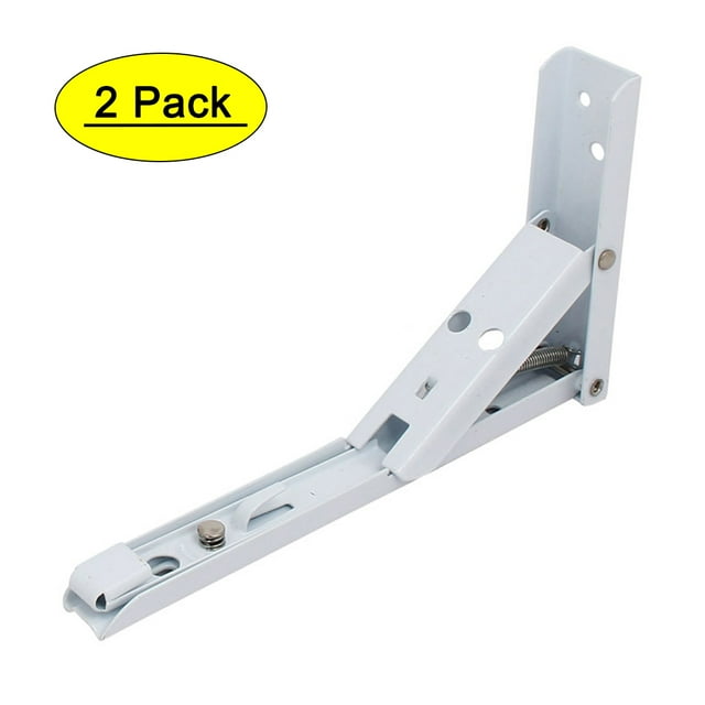 20cm 8" Length Spring Loaded Triangle Folding Shelf Support Bracket ...
