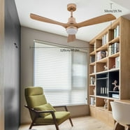 FANNEHONNE 27 in. Indoor Bronze Farmhouse Ceiling Fan with Light, Semi ...