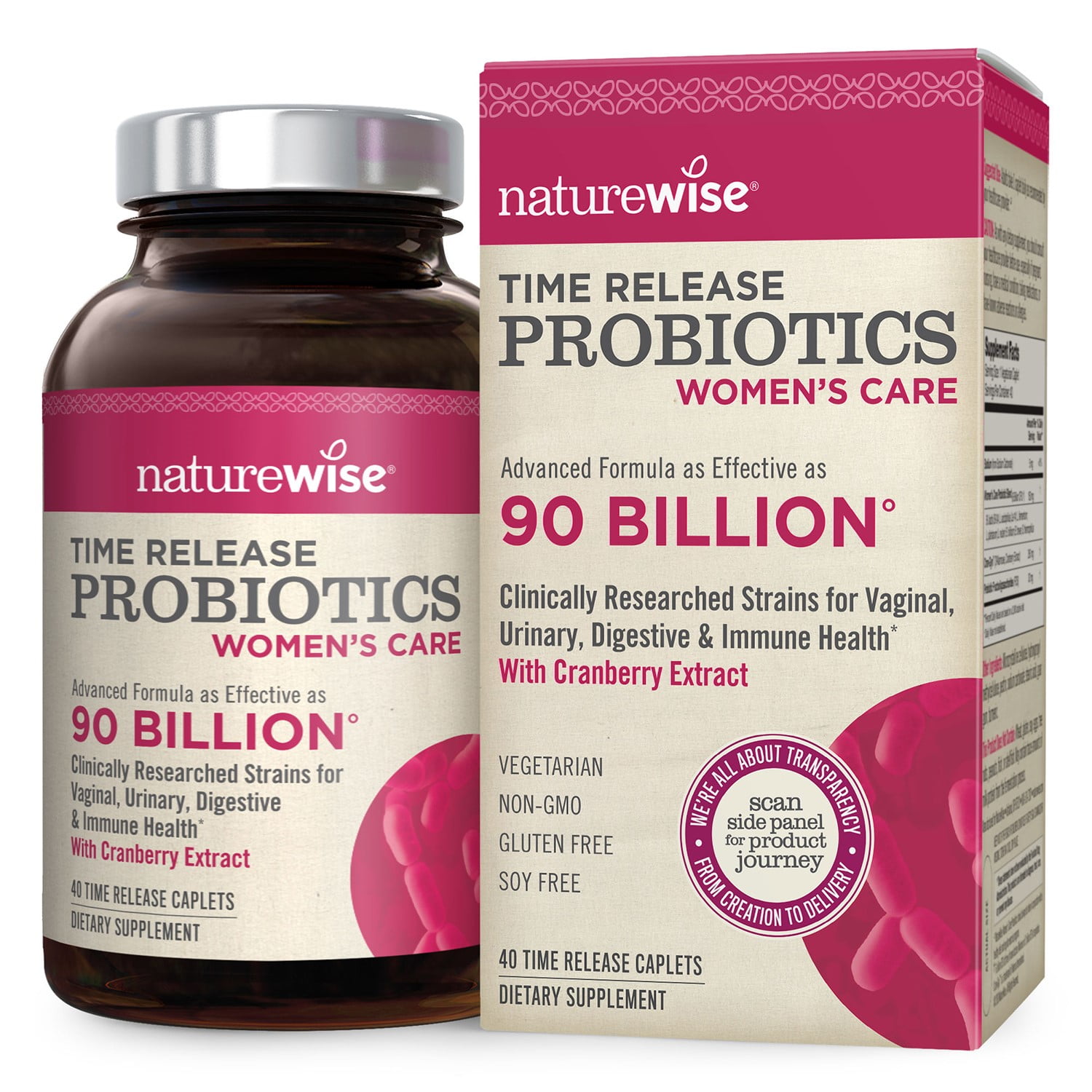 NatureWise Women's Care Probiotics, 40 Count - Walmart.com
