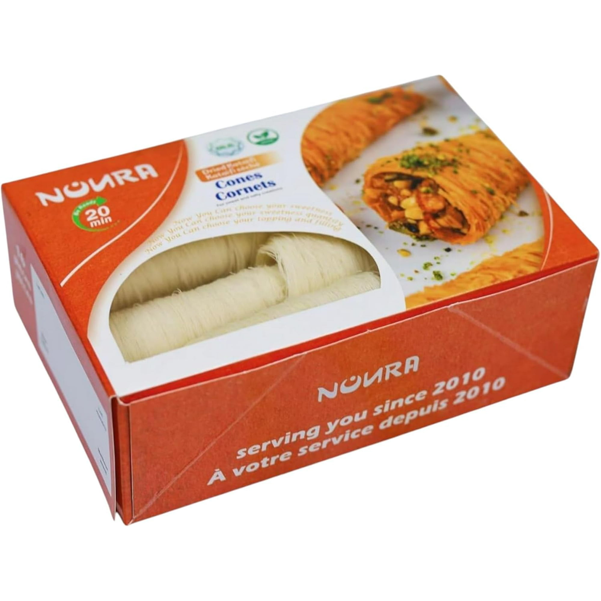 Click here for Noura Dried Kataifi Cones  Halal And Vegan  16-Pac... prices