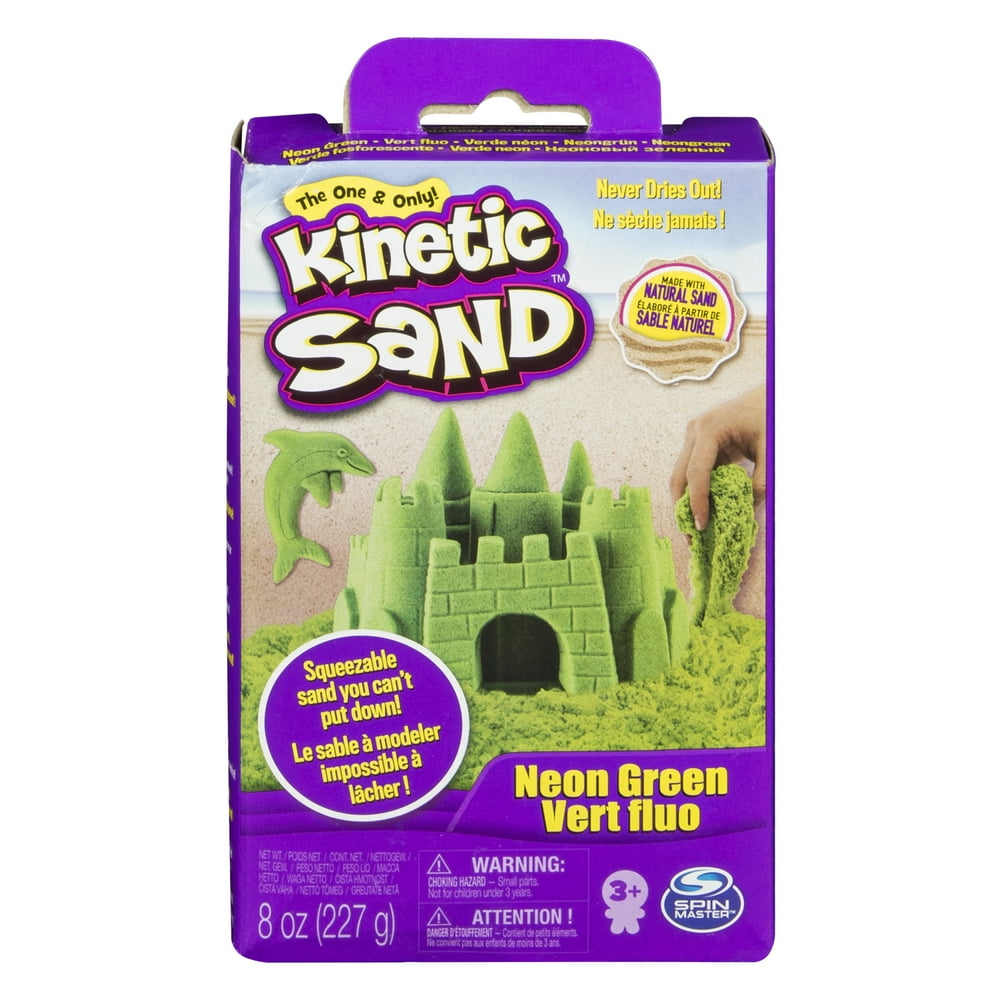 Kinetic Sand - 8oz Green - Walmart.com - Walmart.com