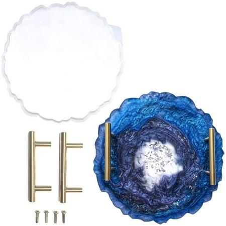 Resin Tray Mold - Silicone Tray Mold for Resin Casting - Round Tray ...