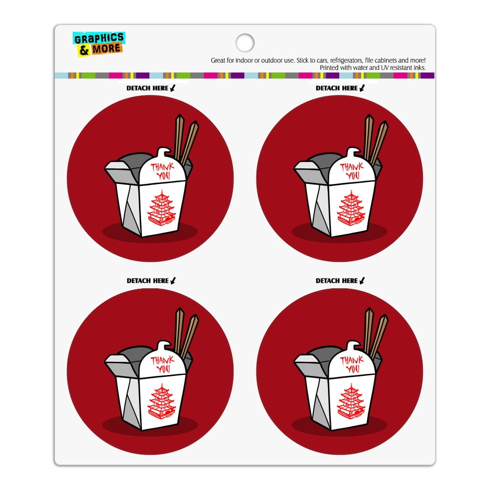 Chinese Food Takeout Box with Chopsticks Refrigerator Fridge Locker ...