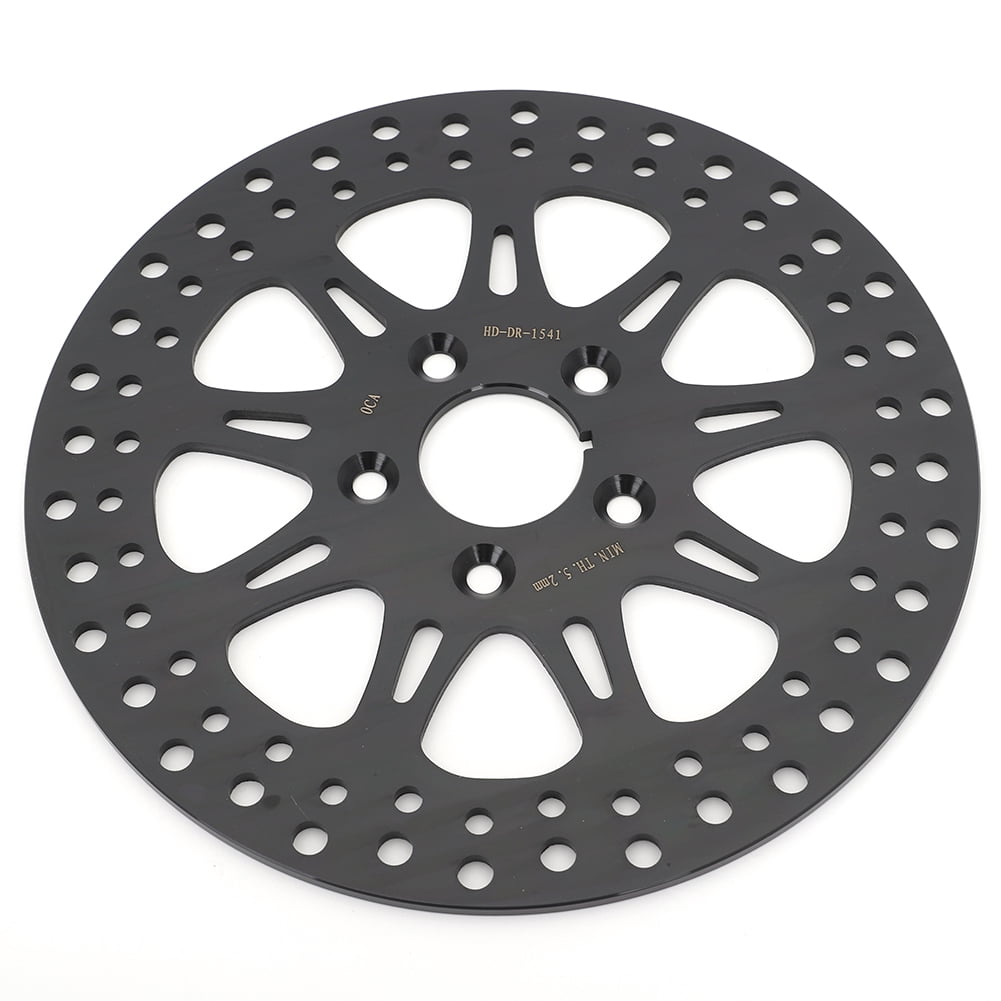 Black 11.5" Rear Brake Disc Rotor for Harley Sportster Wide Glide ...