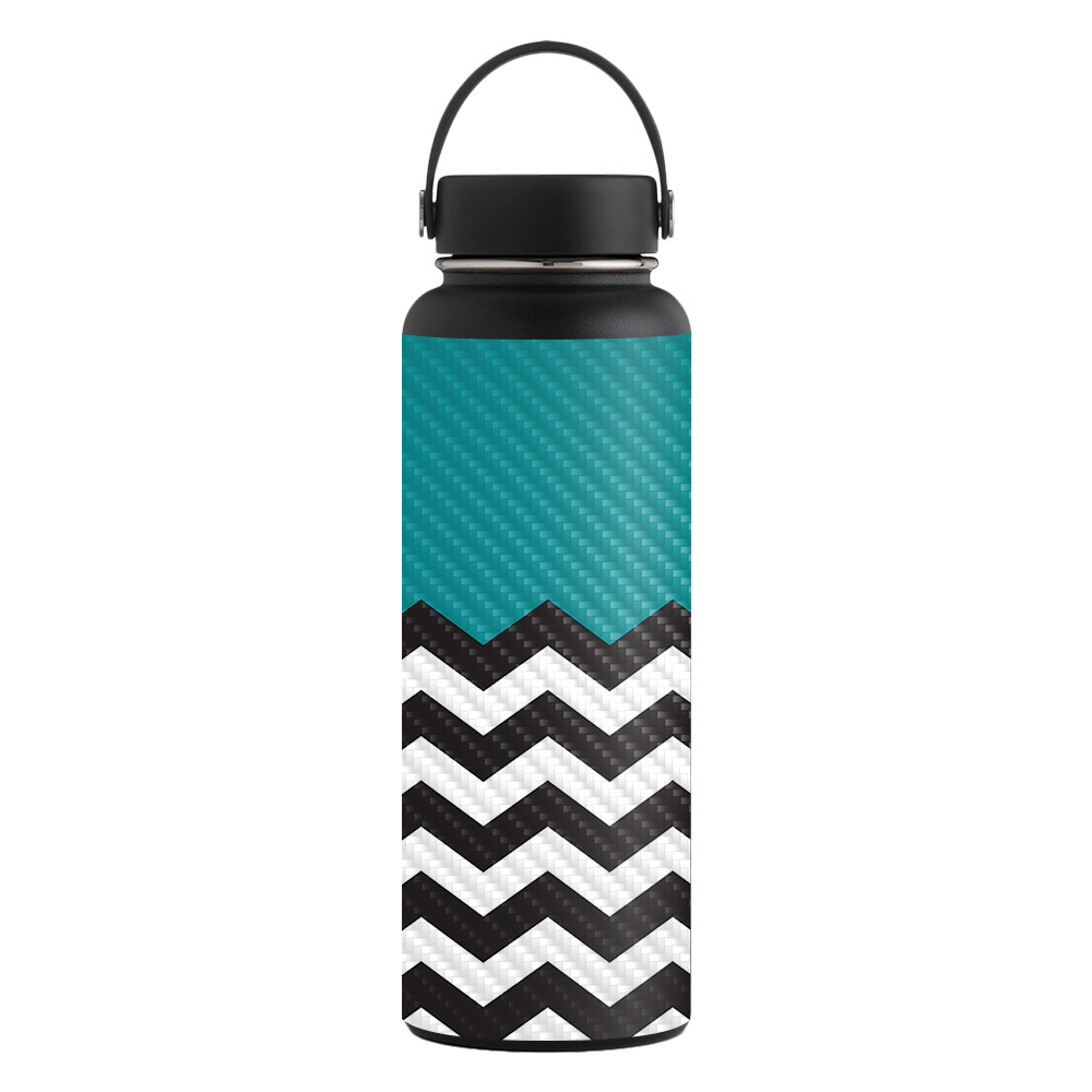 Carbon Fiber Skin Compatible With Hydro Flask 40 oz. Wide Mouth Sticker ...