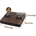 2 PCS Small Wood Adjustable Glass Display Stands for Stained Glass Art ...