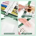 UniMall A5 Photocard Holder and Binder, PU Leather 6-Ring Album with ...