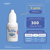 Vitamina D3 ONEDROP frasco 10mL, 400Ui D3 ONEDROP D3 | Bodega Aurrera ...