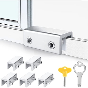Sliding Window Lock, 1/2 in., Diecast Construction, White, For Vinyl ...