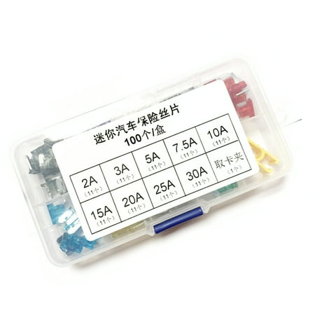 Transemion 100 Pieces Car Fuse Wire Handy Installation Insurance Lines ...