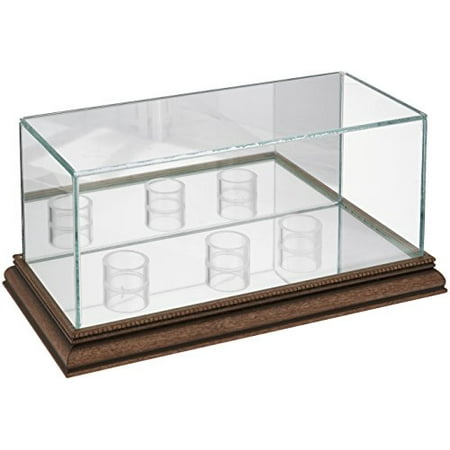 MLB Triple Baseball Glass Display Case, Walnut | Walmart Canada