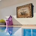 Abstract Art Outdoor TV Cover 40 to 43 Inch Leopard Bathtub Le ...
