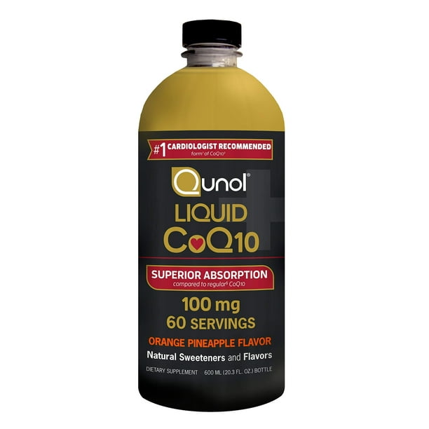 Qunol Liquid CoQ10 100mg, Superior Absorption Natural Supplement Form ...
