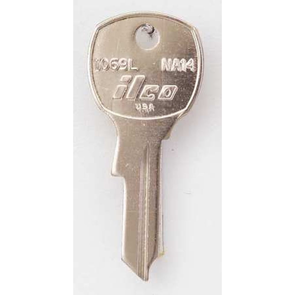 KABA ILCO 1069L-NA14 Key Blank,Brass,Type NA14,4 Pin,PK10 - Walmart.com ...