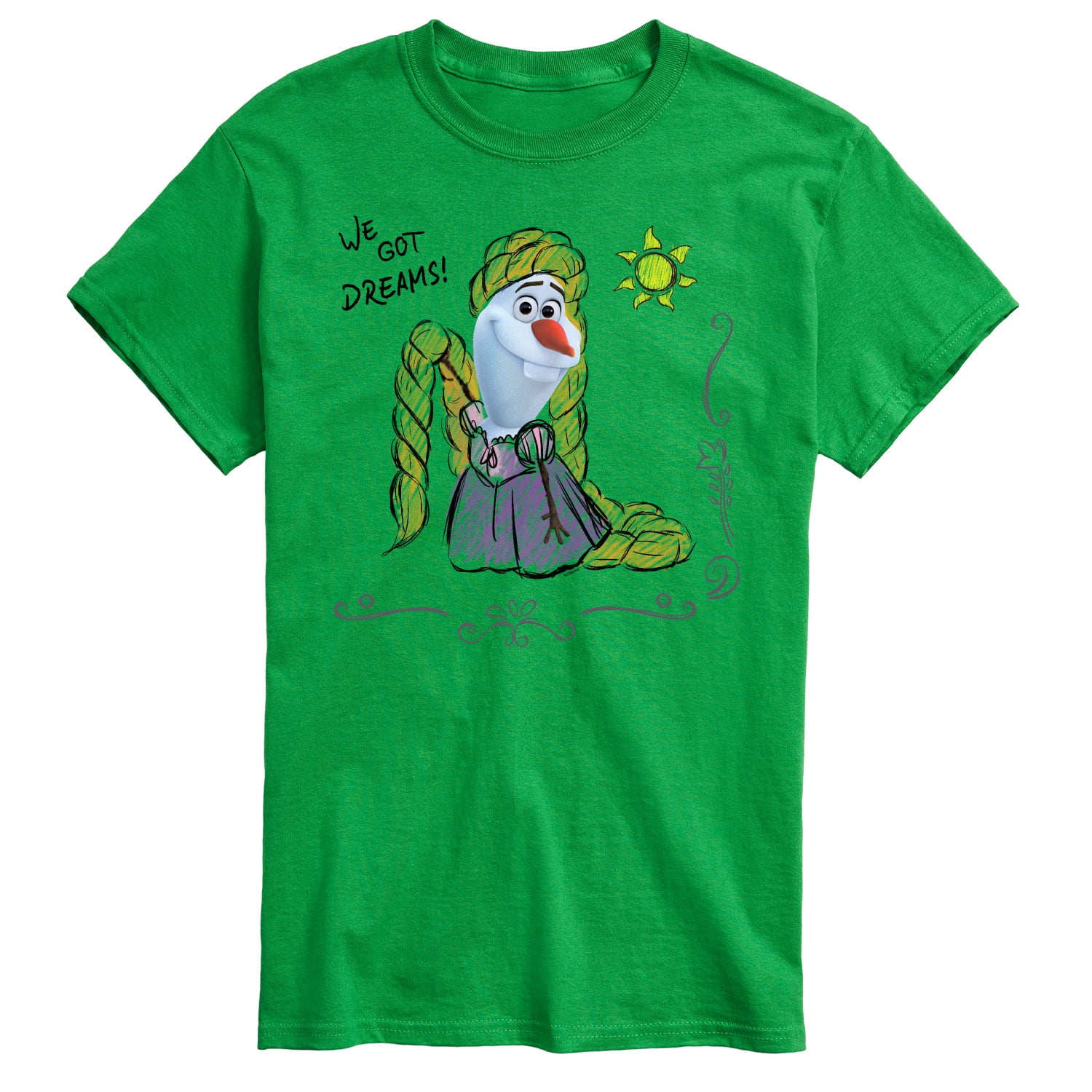 Frozen - Olaf Presents - Olaf Tangled - Men's Short Sleeve Graphic T ...