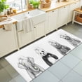 2x6ft Area Rug,Funny Animal SPA Sketch Art Washable Large Rugs Soft Non ...