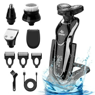 Portable Rotary Dual Ring Electric Shaver, 2025 New Mini Dual-Head ...